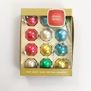 Unique Vintage | Holiday | Shiny Brite Midcentury Christmas Ornament ...